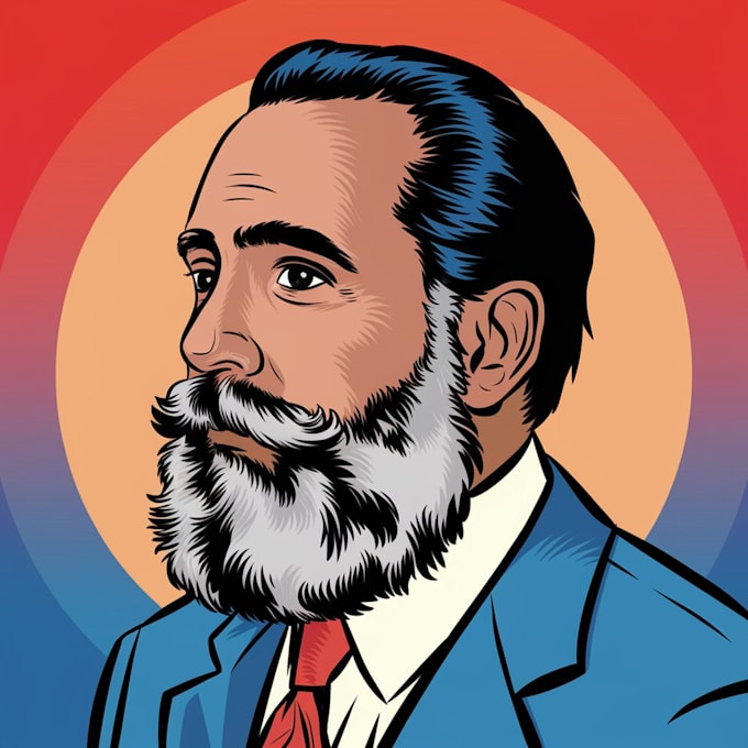 Draw a professional pop art portrait by Travonwens | Fiverr