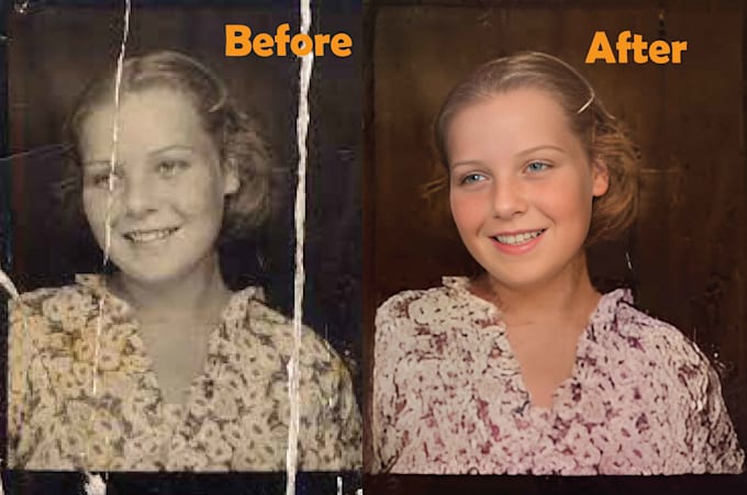 Enhance art photo fix and edit using ai upscale flaws image background ...