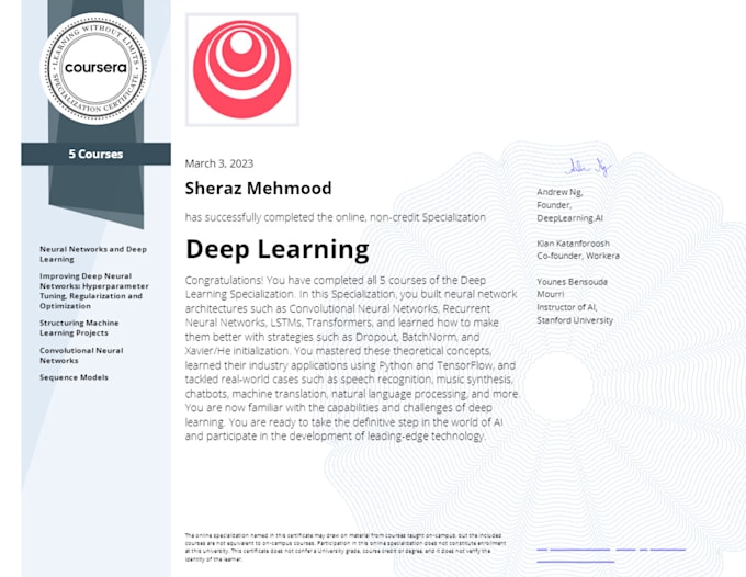 Do python machine learning, deep learning and data science projects by Sheraz_6002 | Fiverr