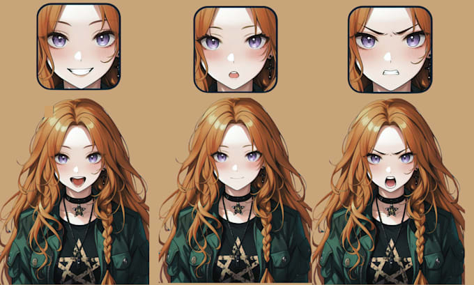 Draw custom pngtuber giftuber vtuber png tuber for your streams in ...