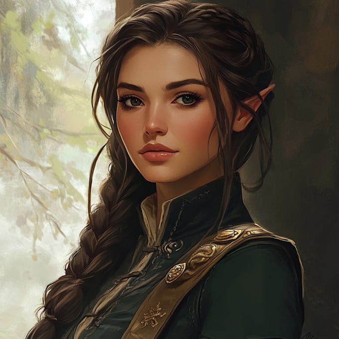 Dnd character art and dnd character art by Bildreash10 | Fiverr