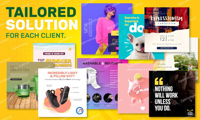 Create amazing social media posts and ad creative by Jigarrathod1 | Fiverr