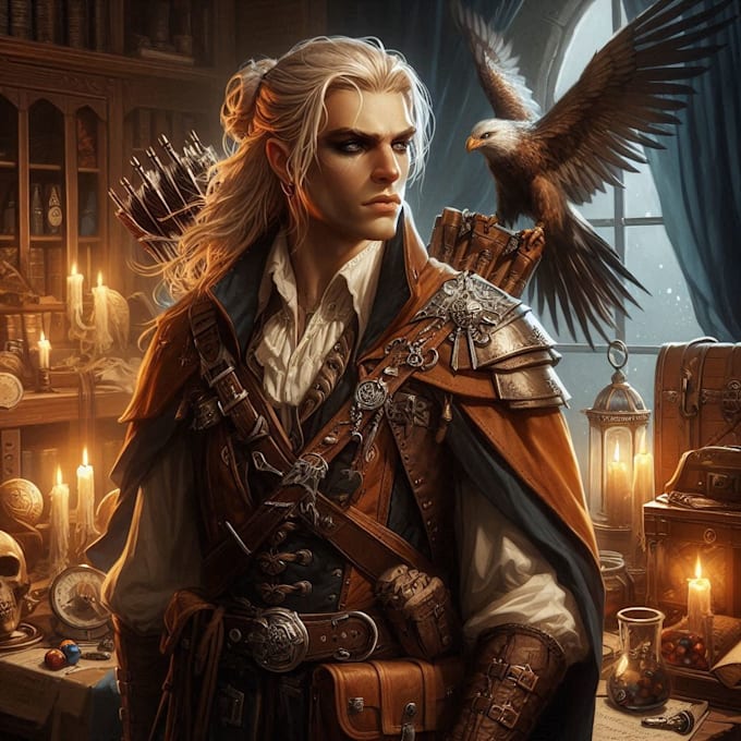 Raw realistic fantasy dnd character and concept art by Zandeheron | Fiverr