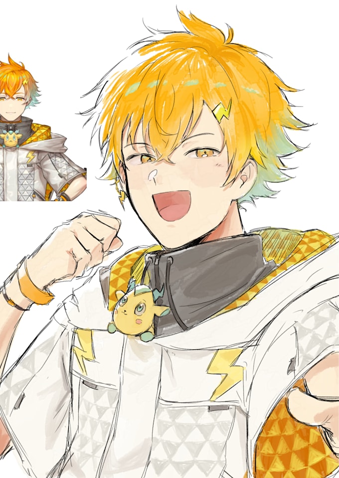 Draw an illustration that you can use as your profile picture or ...