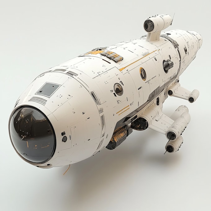 Create spaceships and hard surface sci fi models by Marianianu | Fiverr