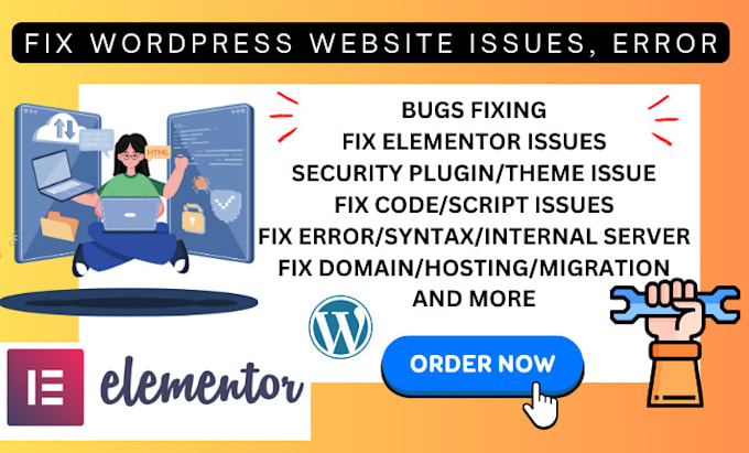 Wordpress website design fix wordpress website errors bugs fix ...