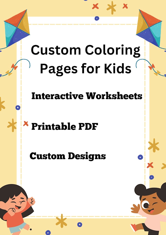 Draw engaging coloring and activity worksheets for kids by ...
