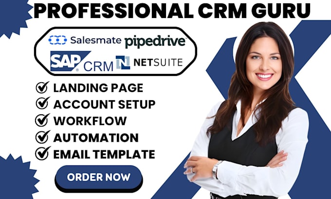 Setup scoro salesmate sap crm microsoft dynamic netsuite pipedrive automation va by Olamide ...