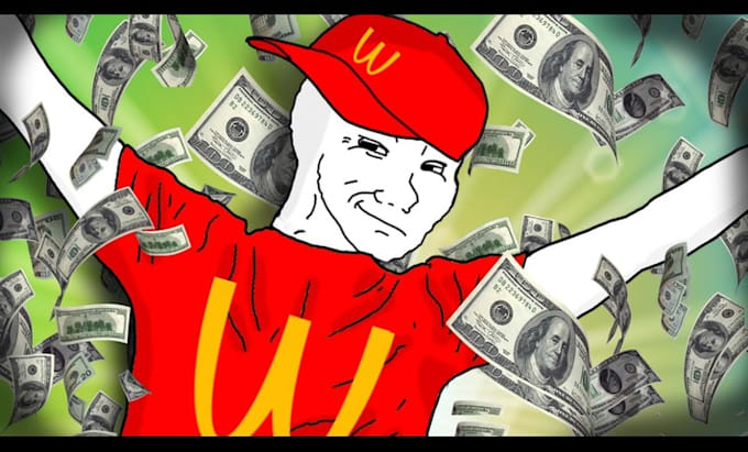 Create wojak art, andy art and breet art for your meme coin by Diamond ...