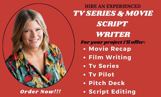 Do animation film pitch deck, write tv series, screenplay, movie script ...