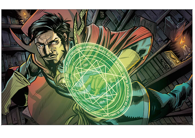 Draw and ink your script into a finished comic book by Melomonaco | Fiverr