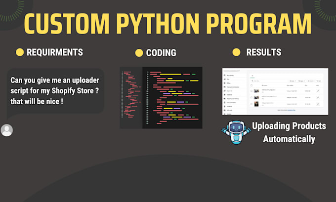 Write, edit, review custom python program code by Haider_zaman_01 | Fiverr