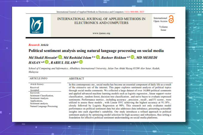Do technical writing computer science, nlp research projects by ...