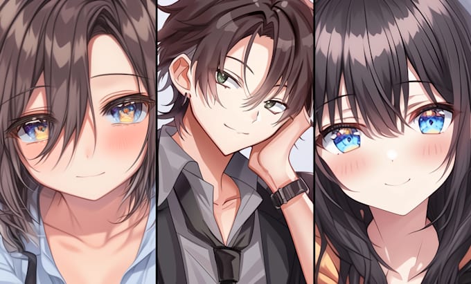 Draw pfp character ilustrasion in anime style for fanart by Emihiraoka ...