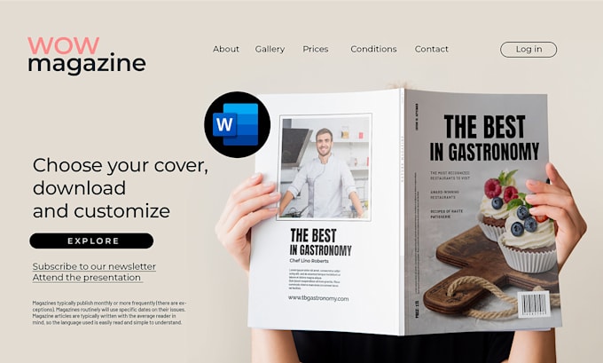 Format word document in professional template design by Modernbrushwork ...