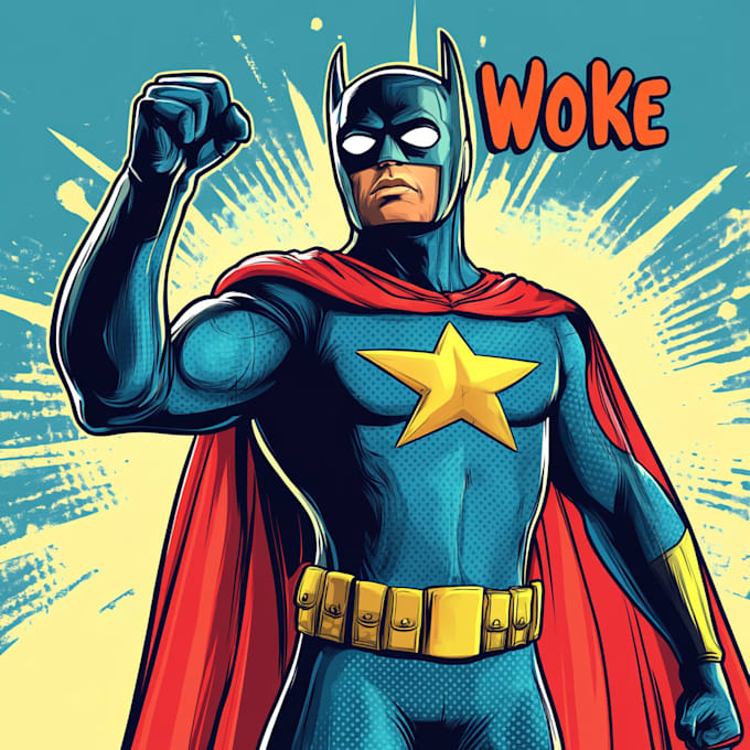 Do unique superhero cartoon comic by Teionkelly | Fiverr