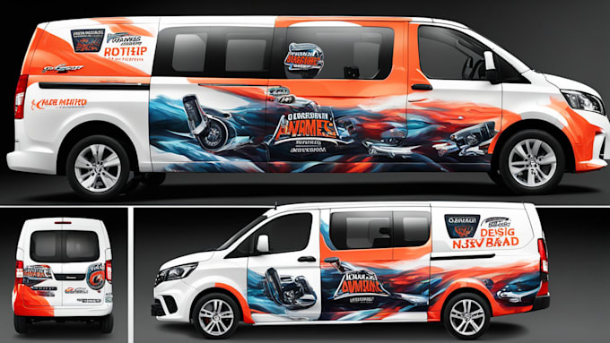 Design awesome car, van, vehicle wrap design and vehicle stickers by ...