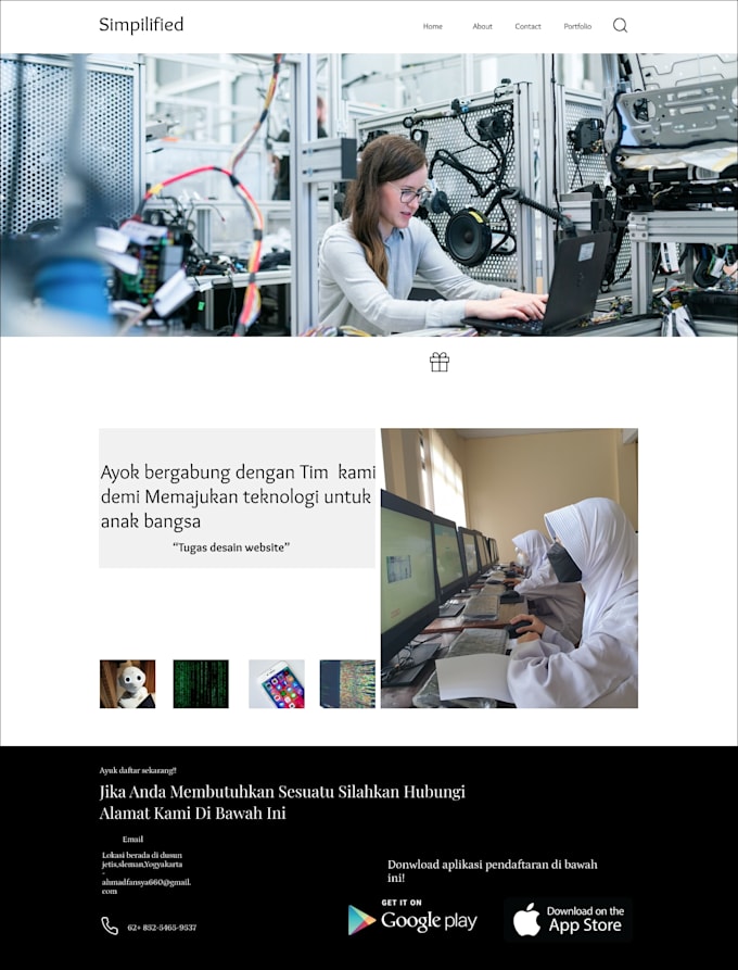 Build a landing page with nextjs, react by Fansya_laode | Fiverr