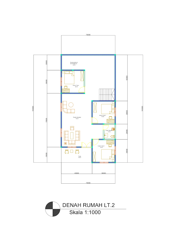 Crate house plan 2d and 3d by Bryanjacer | Fiverr