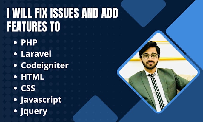 Debug, fix errors, add features, and develop laravel, codeigniter by ...