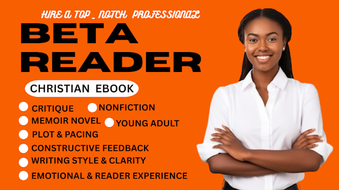 Edit and beta read your christian book self help bible themed or ...