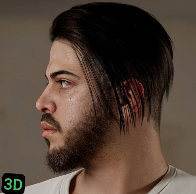 Make 3d metahuman daz 3d character design cartoon character realistic ...