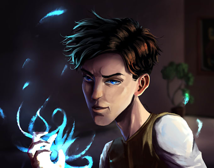 Draw your character based on your description by Taha_belkhiri | Fiverr