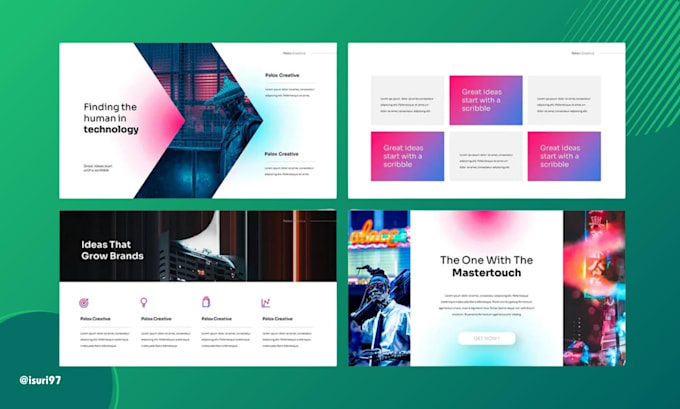 Redesign and improve powerpoint presentation by Isuri97 | Fiverr