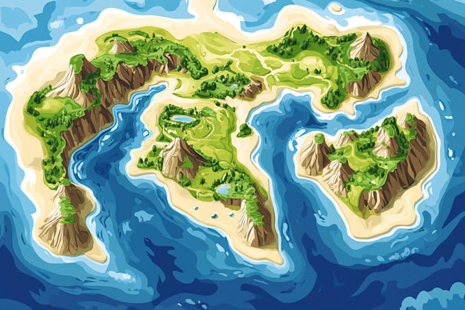 Create vector map, city map, site map, event map by Abinassels | Fiverr