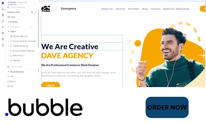 Develop bubble website, mvp, saas on bubble io by Francis_ah | Fiverr