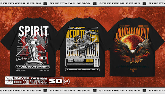 Create luxury streetwear clothing design by Swyzedesign | Fiverr
