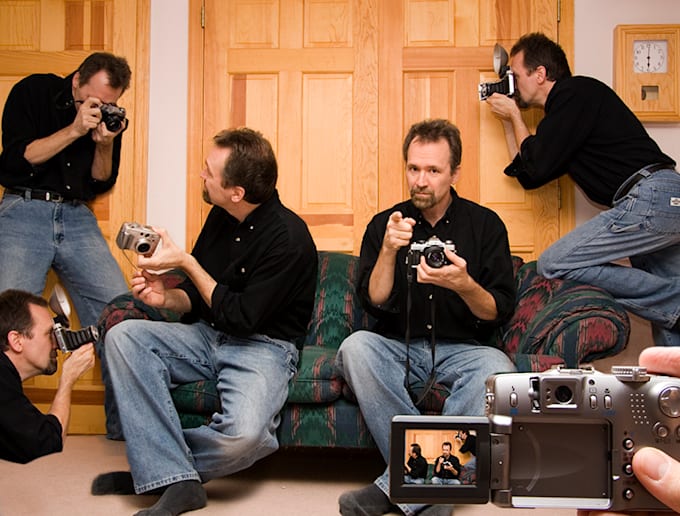 Do same person in one photo multiple times by Armirza1 | Fiverr