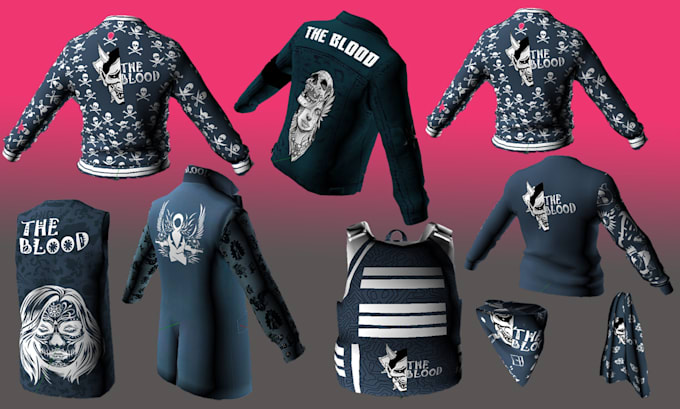 Pacotes de roupas personalizados para fivem para gangues e mcs