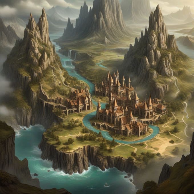 Create an custom fantasy maps for you by Britnatters | Fiverr