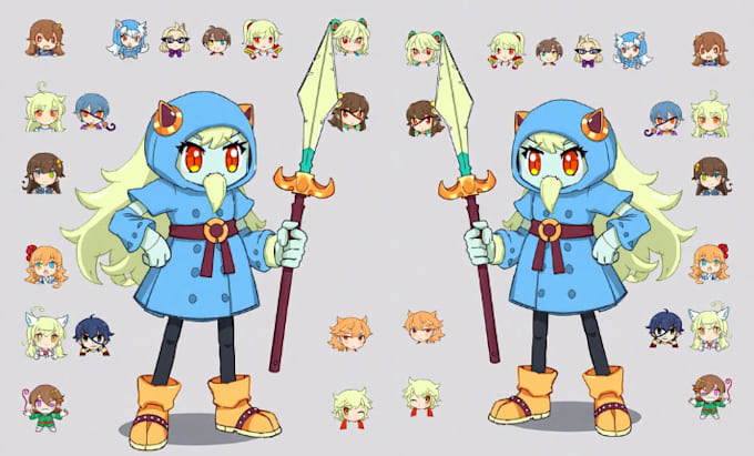 Do isometric sprite sheet, pixel art, game asset, rpg maker, fakemon ...