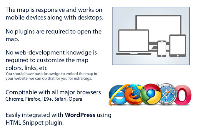Create a custom interactive map for your website by Newarty | Fiverr