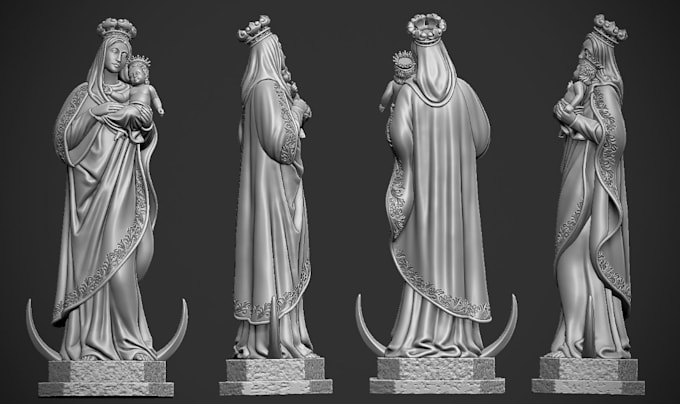 Sculpt character, statue, miniatures, molding, fantasy 3d model for 3d ...
