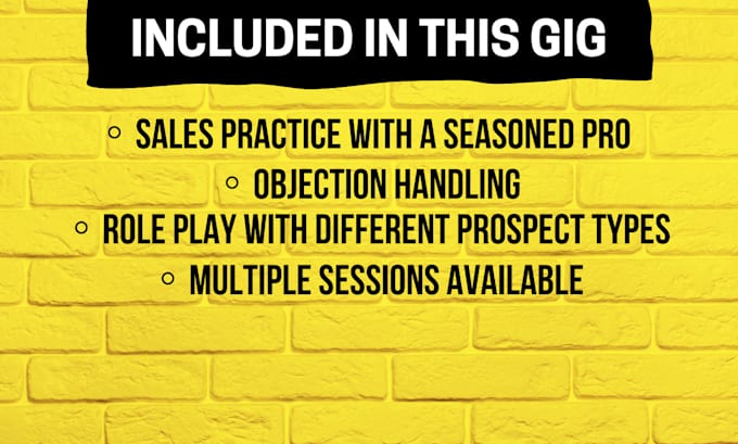 Be your sales role play partner by Ericoctober | Fiverr