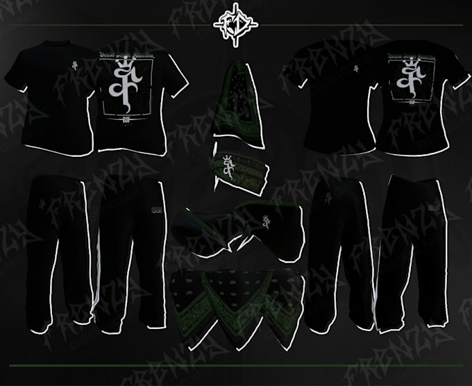 Create fivem gsf gang clothing by Frenzyam | Fiverr