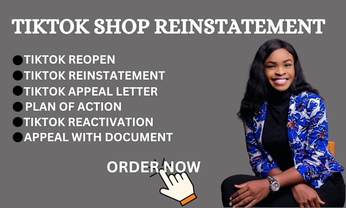Write appeal letter for tiktok shop suspension and tiktok account ...