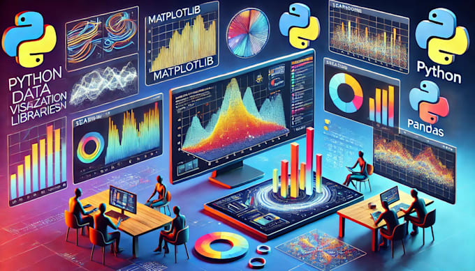 Do data visualization using python, pandas, matplotlib, seaborn, plotly ...