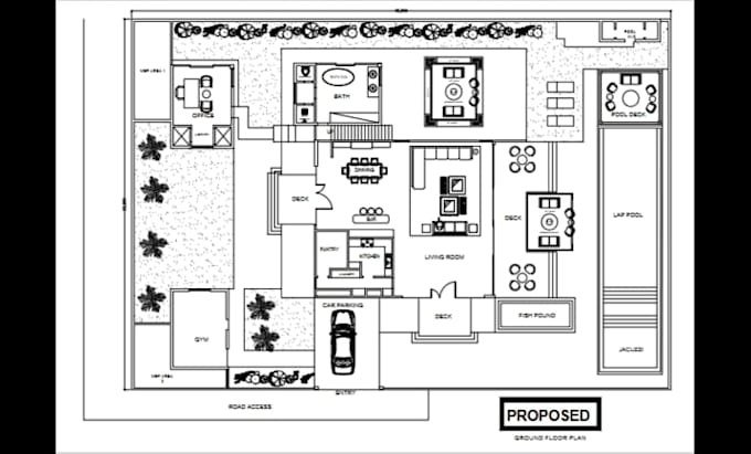 Draw architectural floor plans, blueprint, site plan, in autocad cad dwg