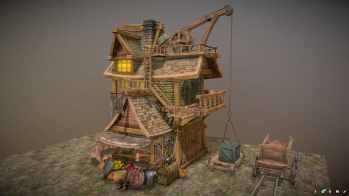 Make custom 3d tabletop house,printable stl christmas model,ttrpg ...