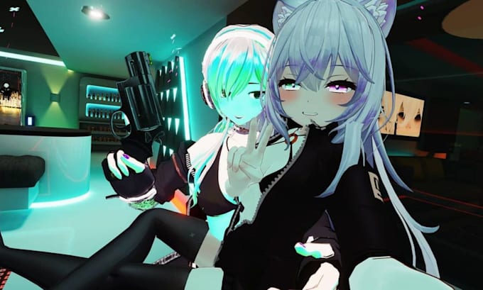 Create custom vrchat avatar 3d model anime furry vr chat avatar 3d ...