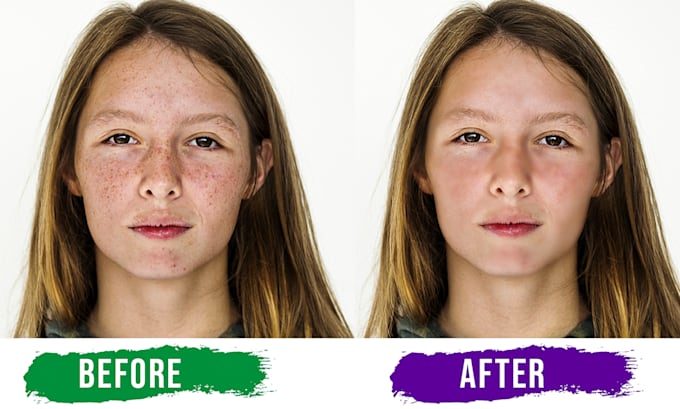 High resolution skin retouching, image editing by Rifat2025 | Fiverr