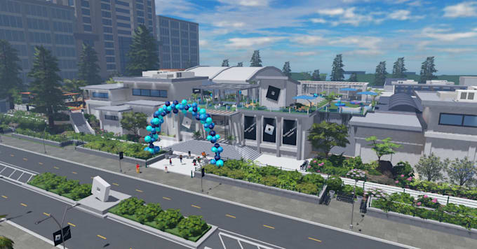 Design 3d roblox game map model roblox environment roblox building ...