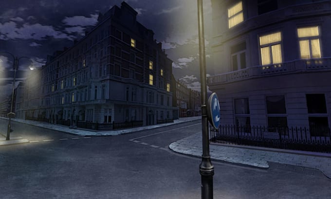 Create stunning anime background visual novel scene landscape ...