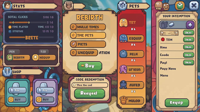 Create professional roblox ui, gui for you by Butleerr | Fiverr