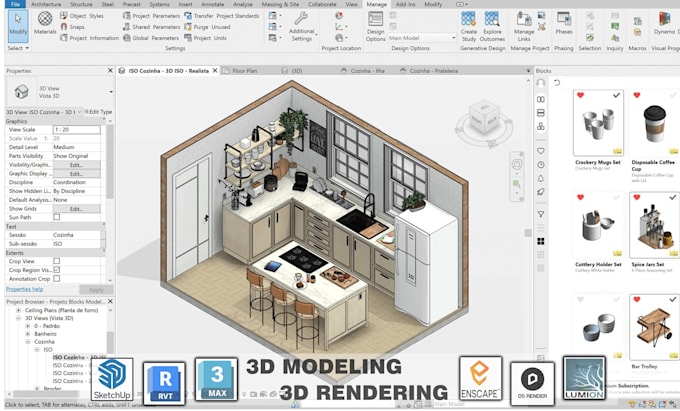 Make 3d model, sheets, family, legends, tags or annotations in revit by ...