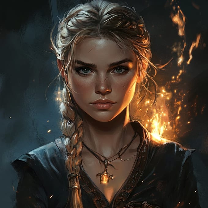 Make you a semi realism character illustration by Sabrerev | Fiverr